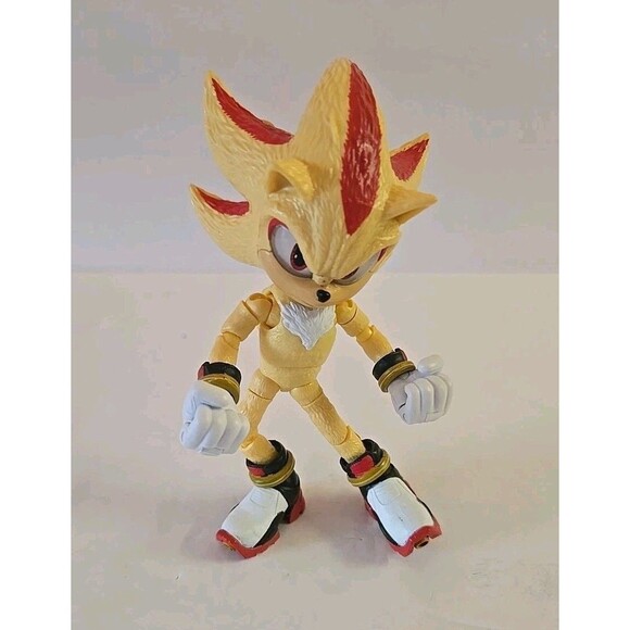 Toys | Super Sonic The Hedgehog 3 Movie Articulated Action Figure 5inch ...